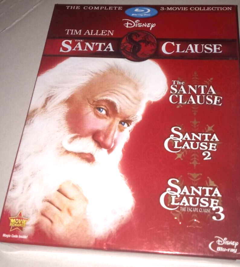 The Santa Clause 3-Movie Collection [Blu-ray], New DVDs Tim Allen 1,2,3 ...