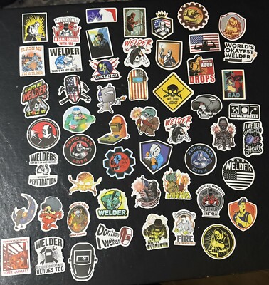 Pack of 53 Welder Stickers - A0094 | eBay