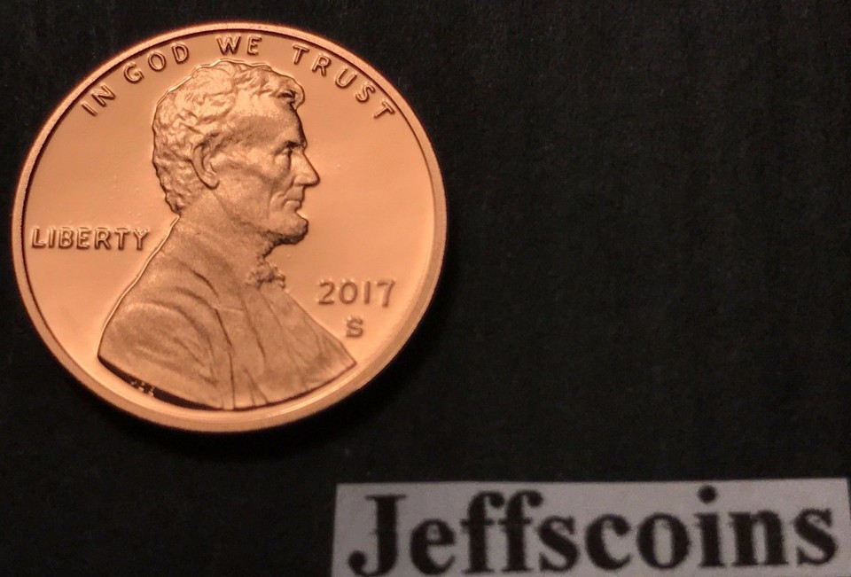 2017 S Lincoln Shield Cent Proof Deep Cameo 1¢ New Penny Union via US ...