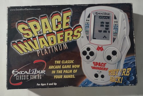 Vintage Excalibur Space Invaders Platinum Handheld Game 1978 | eBay