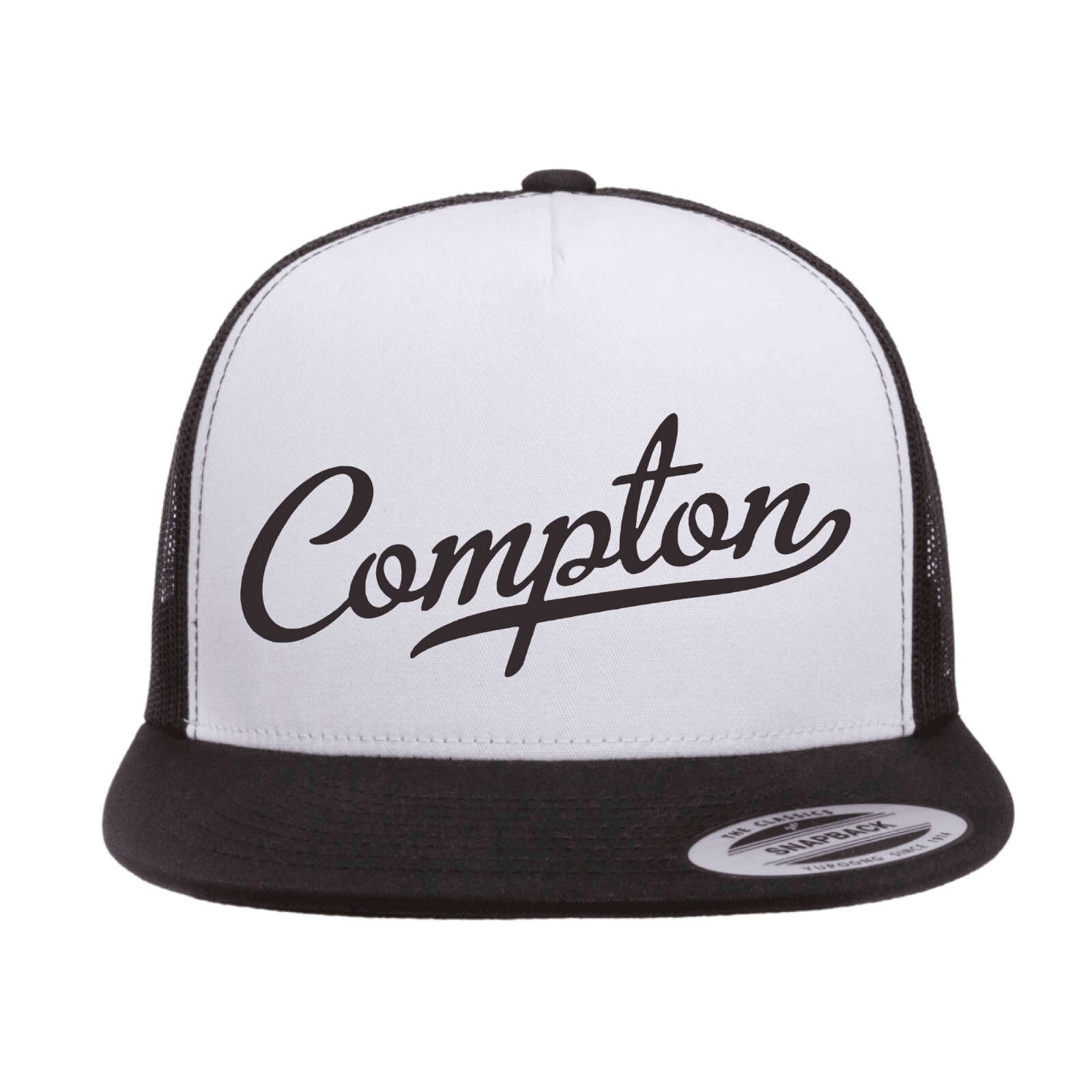 Compton L.A. Trucker Hat Mesh Back Snapback Hip Hop Baseball Unisex Cap ...