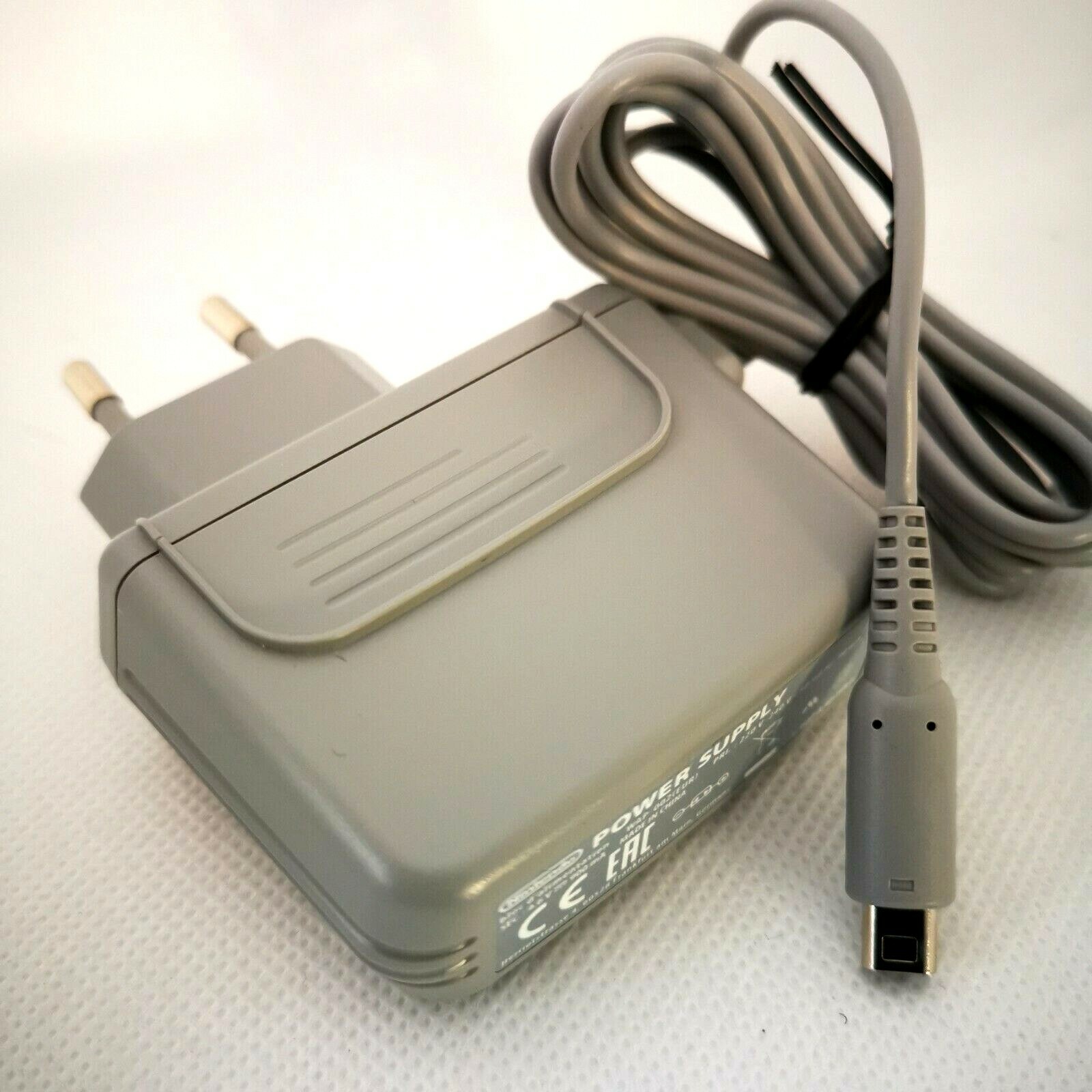 New EU 2 pin Nintendo 2DS 3DS 2DS XL 3DS XL Official Mains Charger WAP ...