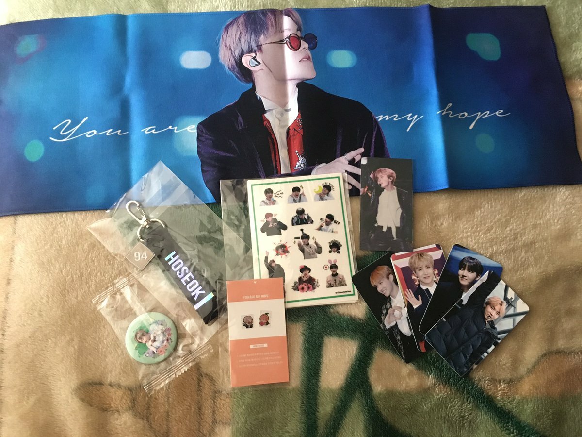 BTS Jhope Hobi Jung Hoseok Fansite Reflective Slogan Banner Hologram ...
