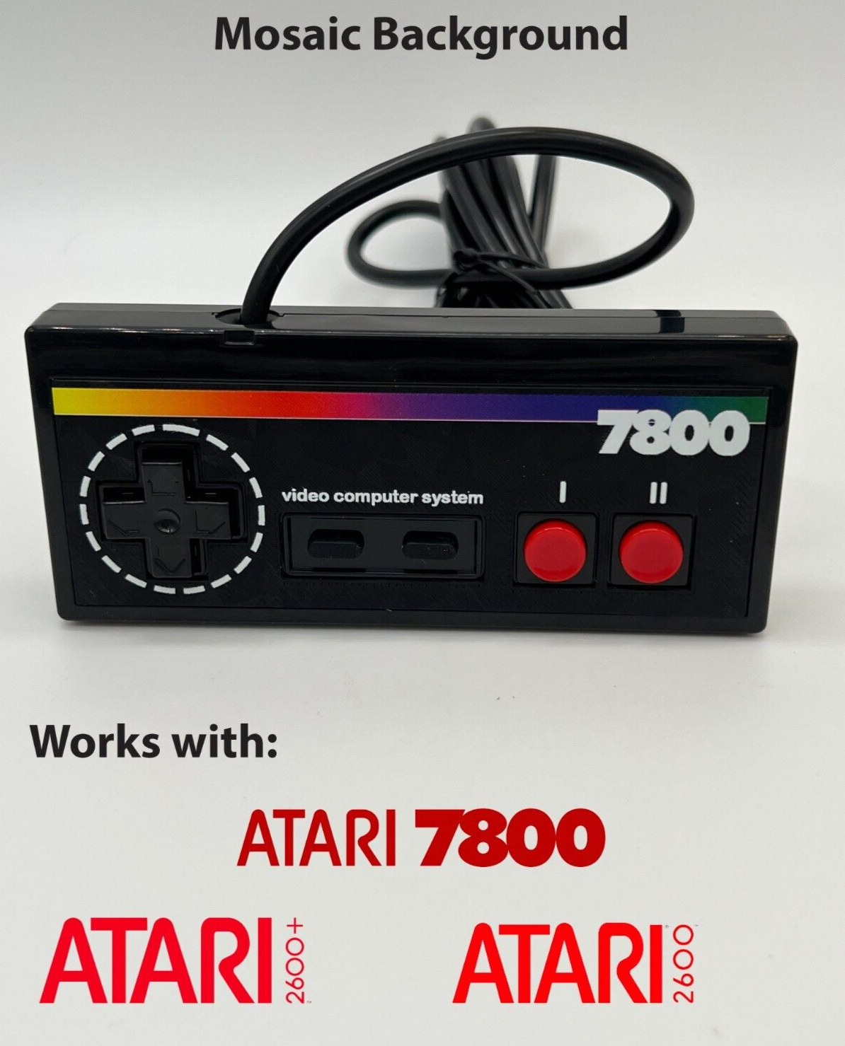 Atari 7800 Controller 2600 2600+ Joystick Control Pad Gamepad CX78 ...