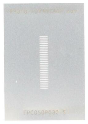 FPC/FFC SMT CONNECTOR STENCIL - 0.5MM PITCH, 30 PIN - FPC050P030-S ...