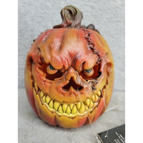 Halloween Pumpkin Scary Face Light Up Decoration Spooky Prop Decor | eBay