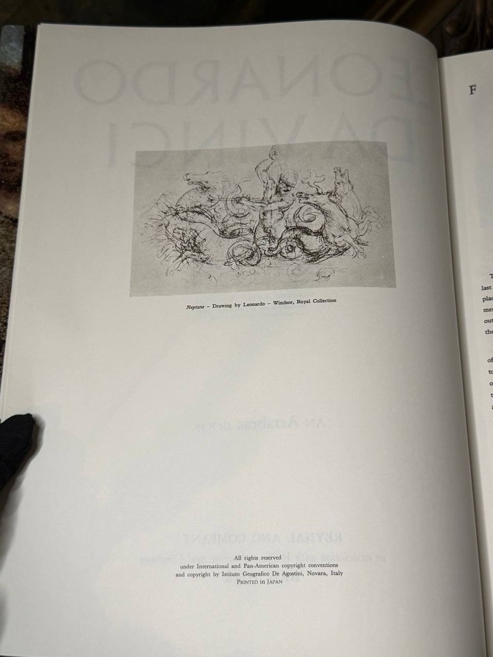 Leonardo da Vinci Art Book, 1635 Illustrations, Artabras, Good ...