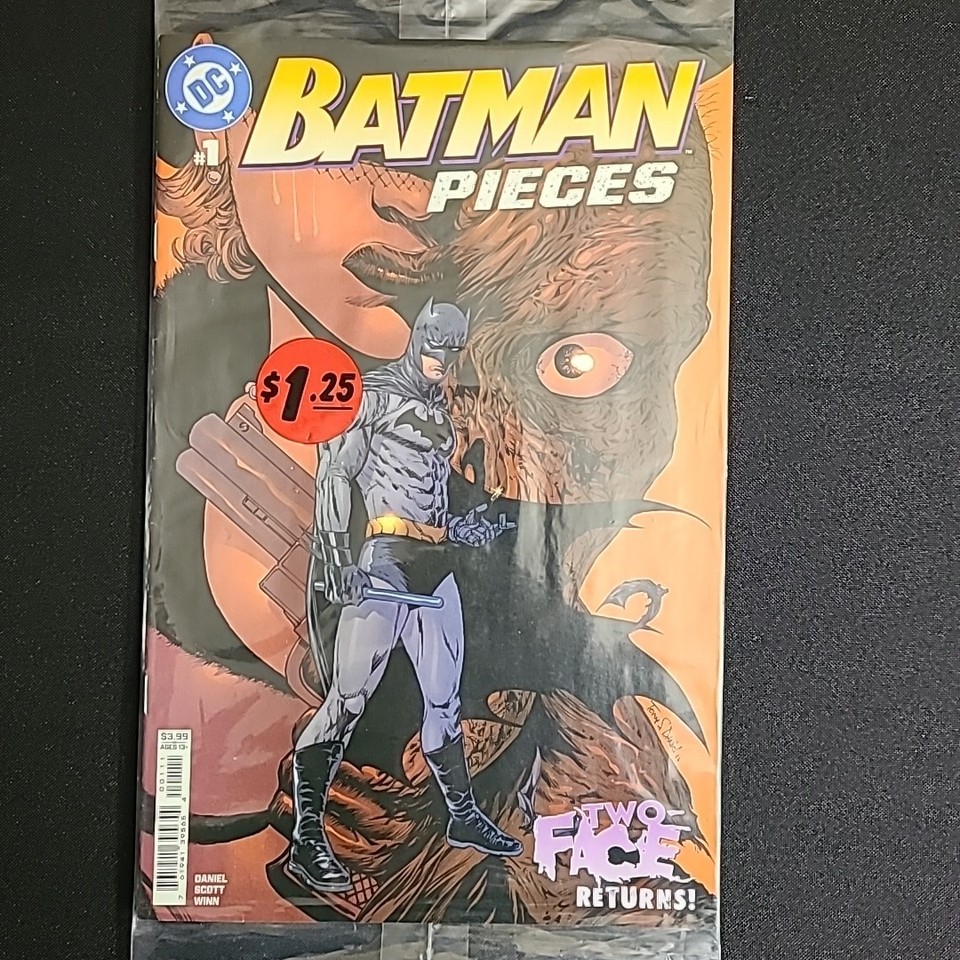 DC COMICS BATMAN DOLLAR TREE ISSUE #1 THE GIFT, PIECES TWO FACE ...