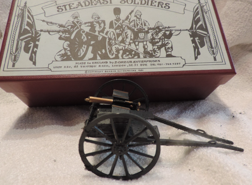 STEADFAST BRAND LEAD SOLDIERS SF43 MAXIM GUN ON GALLOPER CARRIAGE IN ...
