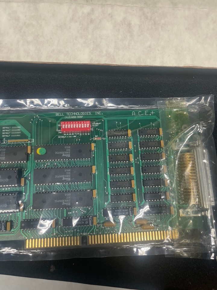 new NOS vintage Bell Systems ACE ACE+ serial board card module 8 port ...