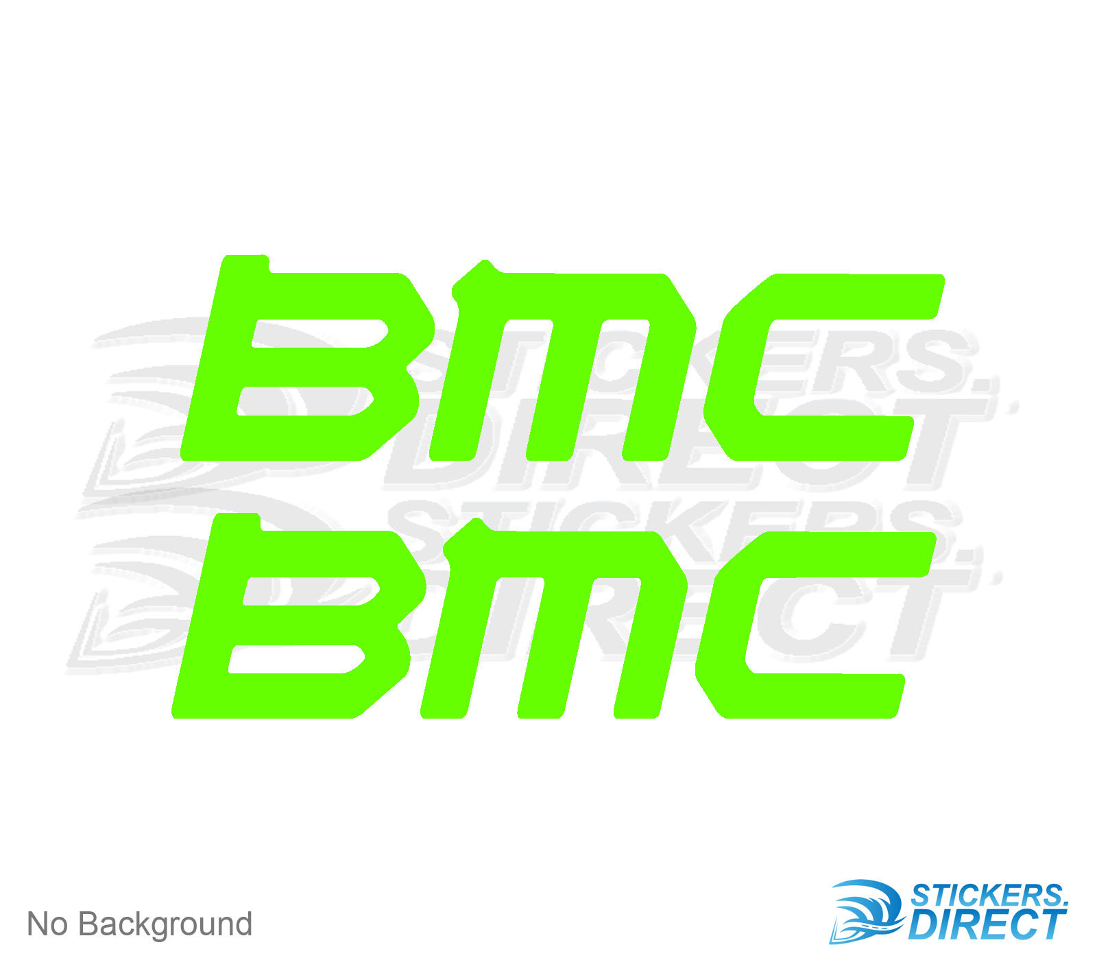 BMC Cycling Sticker set of 2 Outdoor Grade Vinyl Bike Decals Any Colour ...