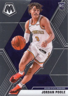 2019 Panini Mosaic Jordan Poole Golden States Warriors Rookie NBA Card ...
