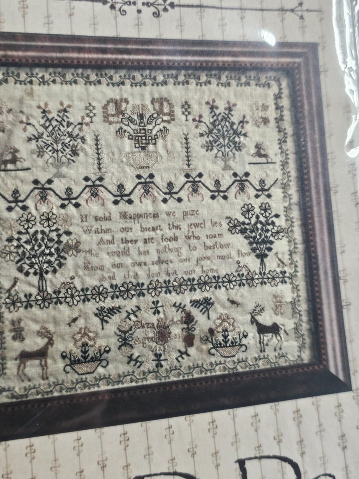 La-D-Da Eliza Mitchell 1834 Cross Stitch Sampler Chart/Pattern ONLY ...