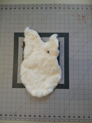 1pcs Genuine Natural Rabbit Fur Skin Tanned Leather Hides Craft Pelts ...