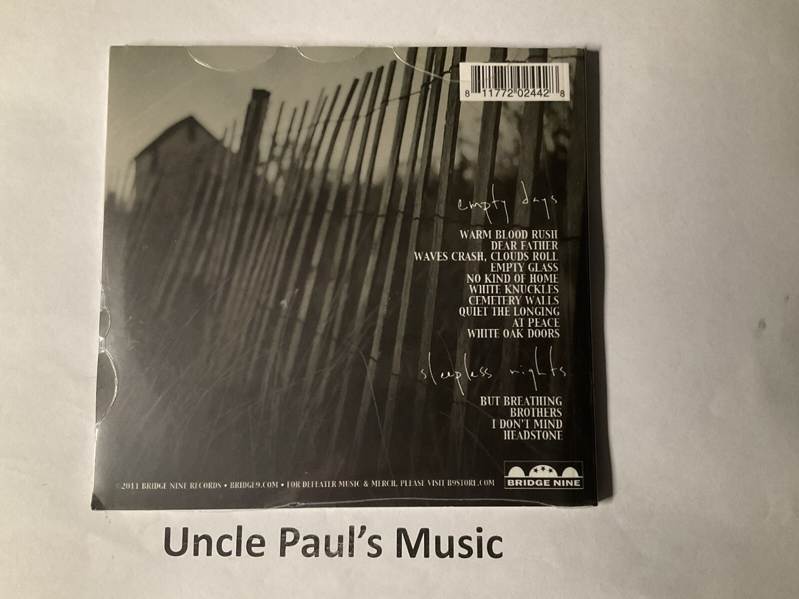 Empty Days and Sleepless Nights by Defeater (CD, 2011) for sale online ...