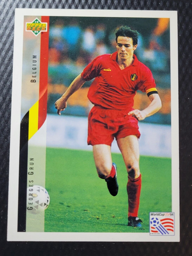 1994 Upper Deck World Cup Contenders GEORGES GRUN Team Belgium Card ...