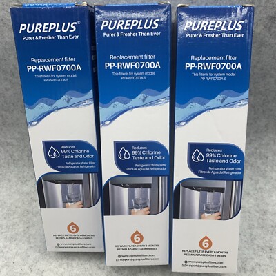 LOT OF 3 New Pureplus Replacement Water Filter PP-RWF0700A | eBay