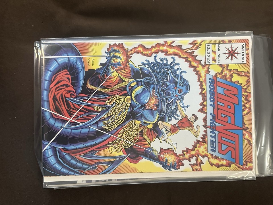 8 Magnus Robot Fighter Valiant 1990, Vol 1, 21-27, 30 VF/NM bagged ...