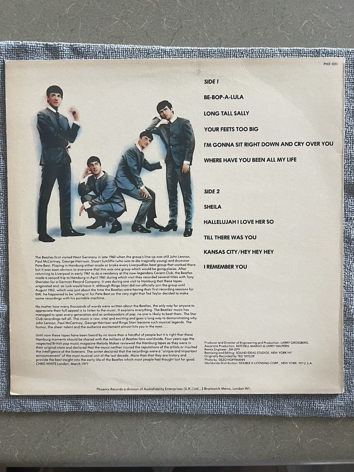 THE BEATLES “Rare Beatles” Vinyl LP Record UK 1982 Phoenix PHX 1011 | eBay