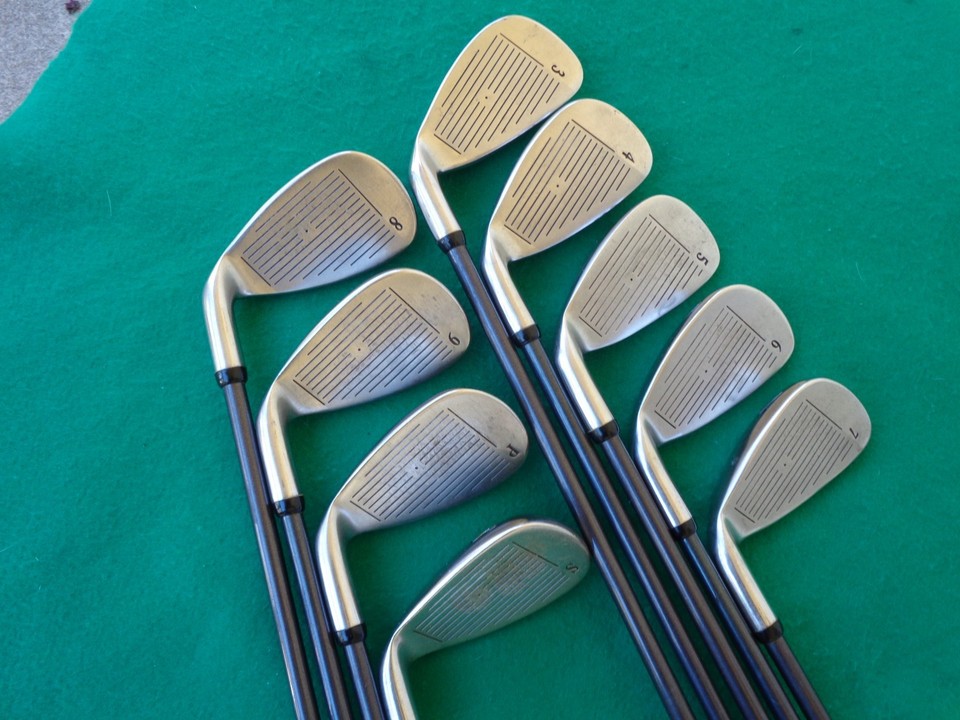 TaylorMade Acer Irons Driver Wood Hybrid Putter Complete Golf Club Set ...