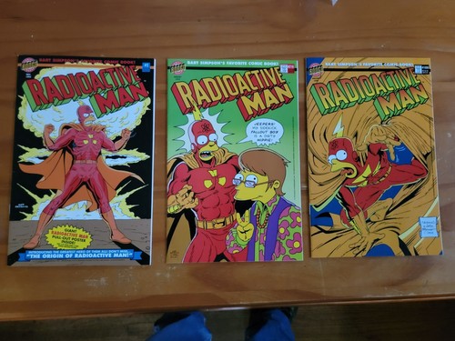 RADIOACTIVE MAN #1 PREMIERE ISSUE 3 Books W. Poster BONGO COMICS 1993 | eBay
