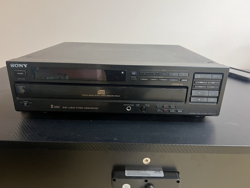 SONY CDP-C705 CD 5 Disc Player 18 Bit Linear 8 Times Oversampling | eBay
