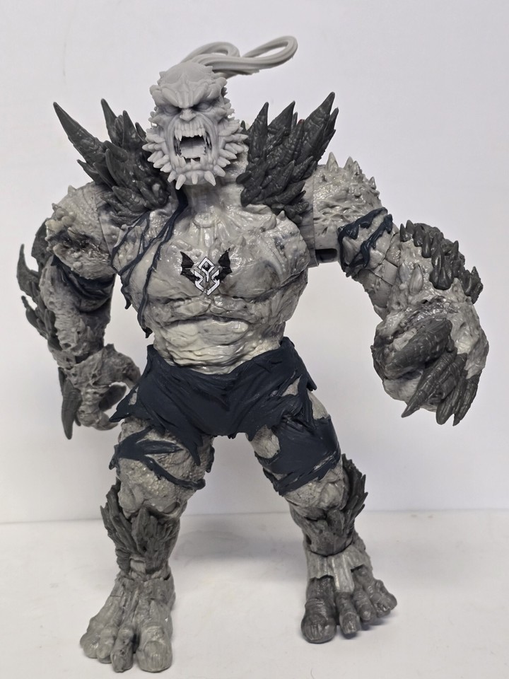 3d Print SUPER HERO MAN DEVASTATOR DOOMSDAY MEGA HEAD 1:10 7" DC ...