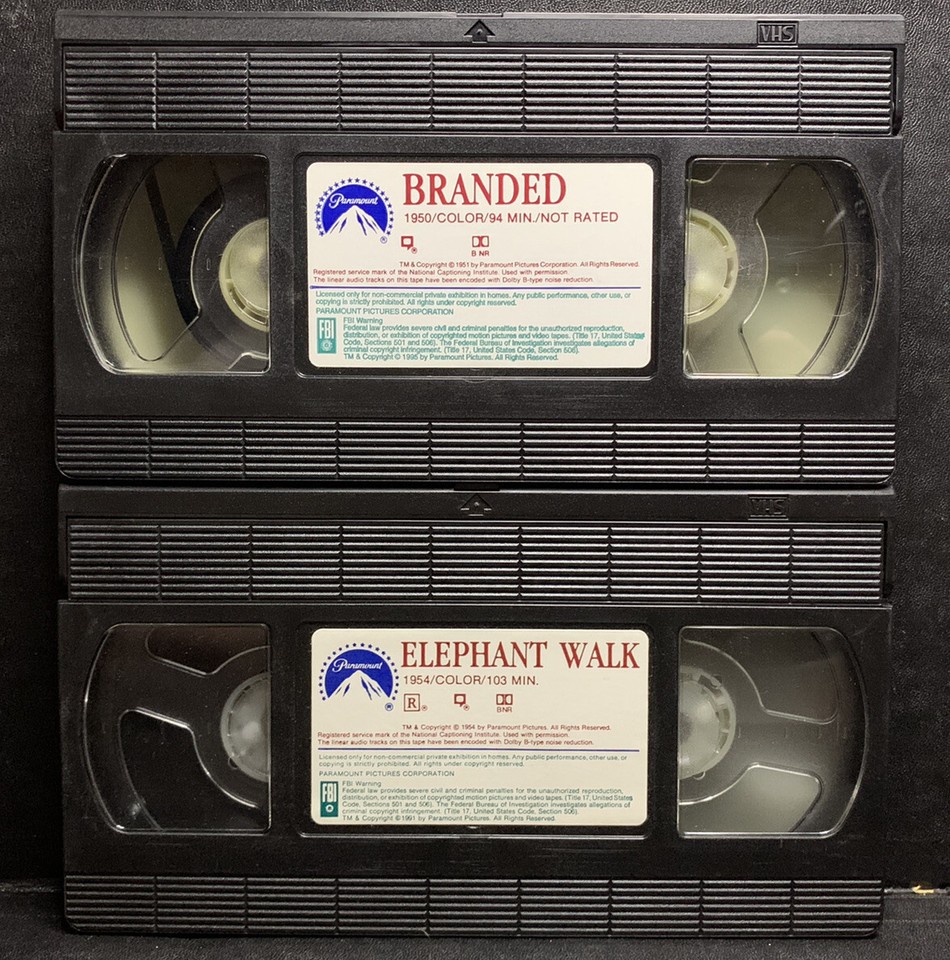 Paramount VHS Double Feature (1950's) | eBay