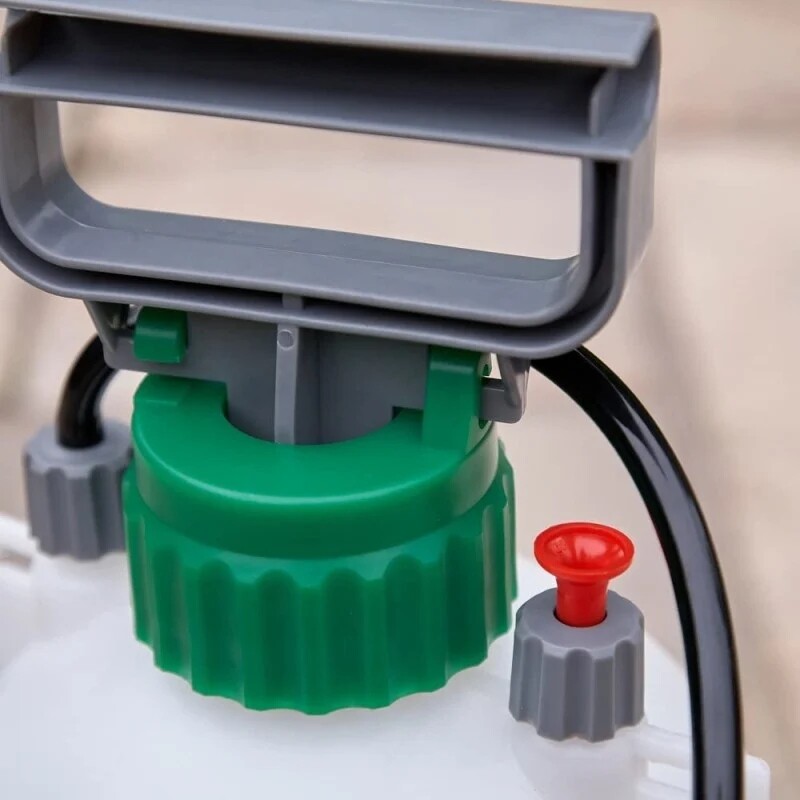 5ltr Pressure Sprayer Garden Knapsack Weedkiller Fertilizer Chemicals ...