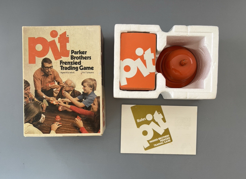Vintage 1973 Parker Brothers PIT Card Game With Bell - Complete - Nice ...