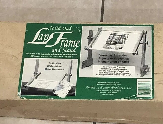 VTG Solid Hardwood Oak Scroll Lap Frame & Stand American Dream Product ...