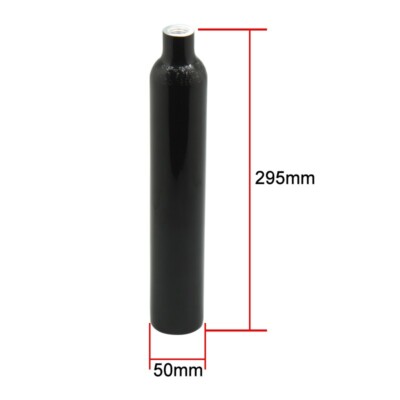 4500psi PCP Paintball 0.38L HPA Cylinder Alloy Air Tank Bottle 5/8 ...