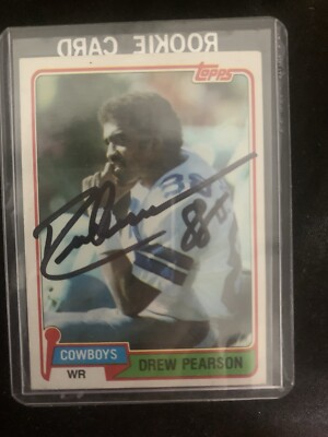 Drew Pearson Autographed On Card 1981 Topps | eBay