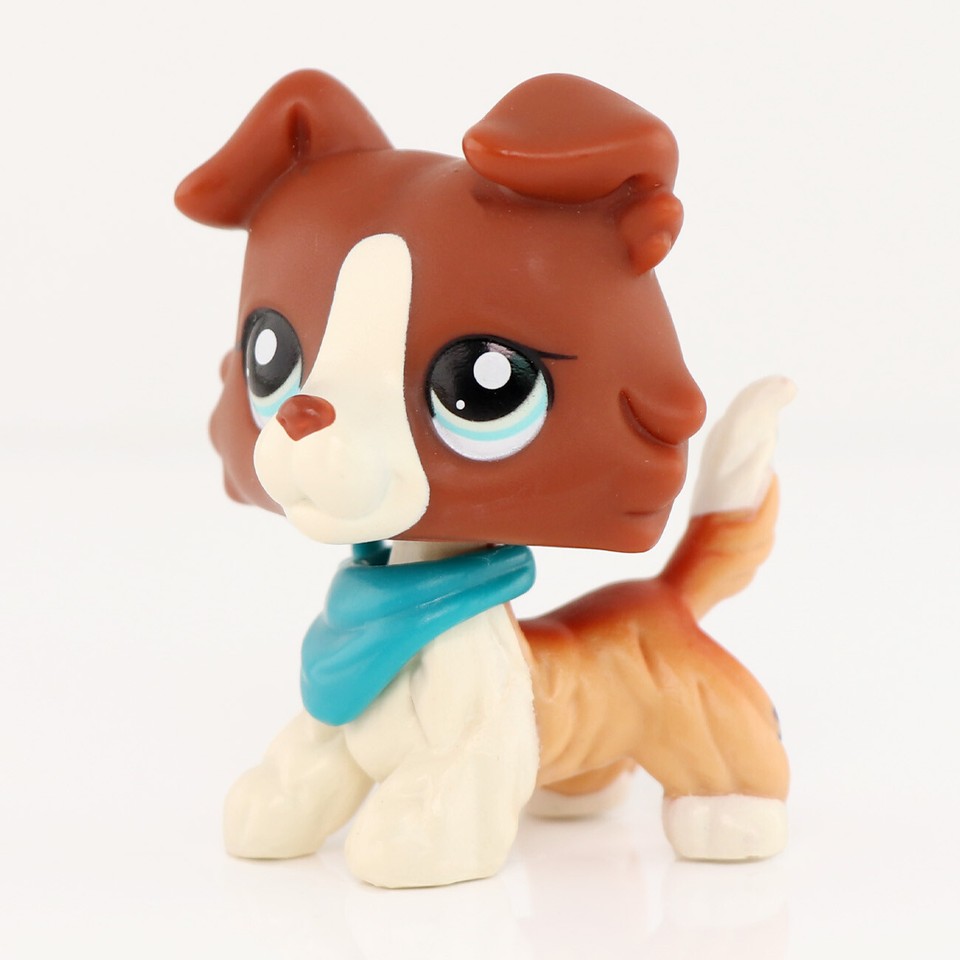 Mini Pet Shop lps Collie #1542 Rare LPS Figure with Accessory Bobble ...