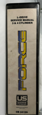 Force Outboards L-DRIVE 3 & 4 Cylinder OEM Service Shop Manual OEM ...