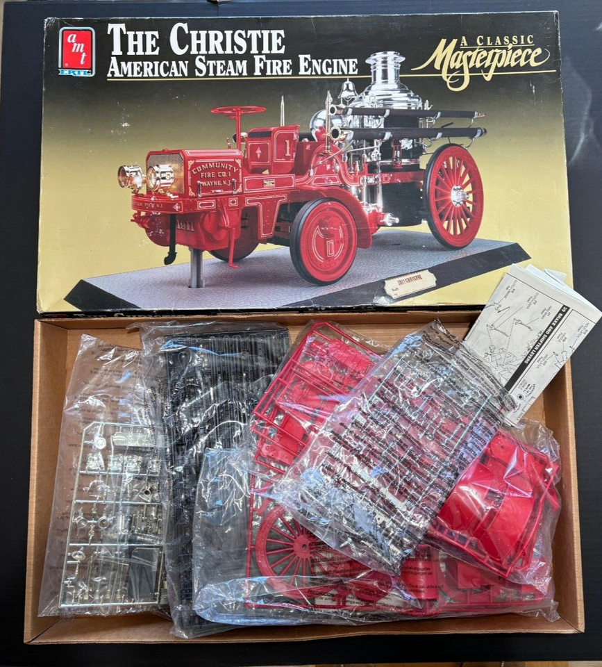 AMT ERTL Vtg 1992 The Christie American Steam Fire Engine Truck 1:12 ...