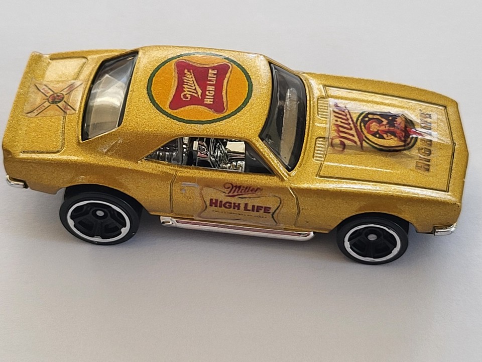 Hot Wheels MILLER High Life Beer 1967 Chevy CAMARO custom | eBay