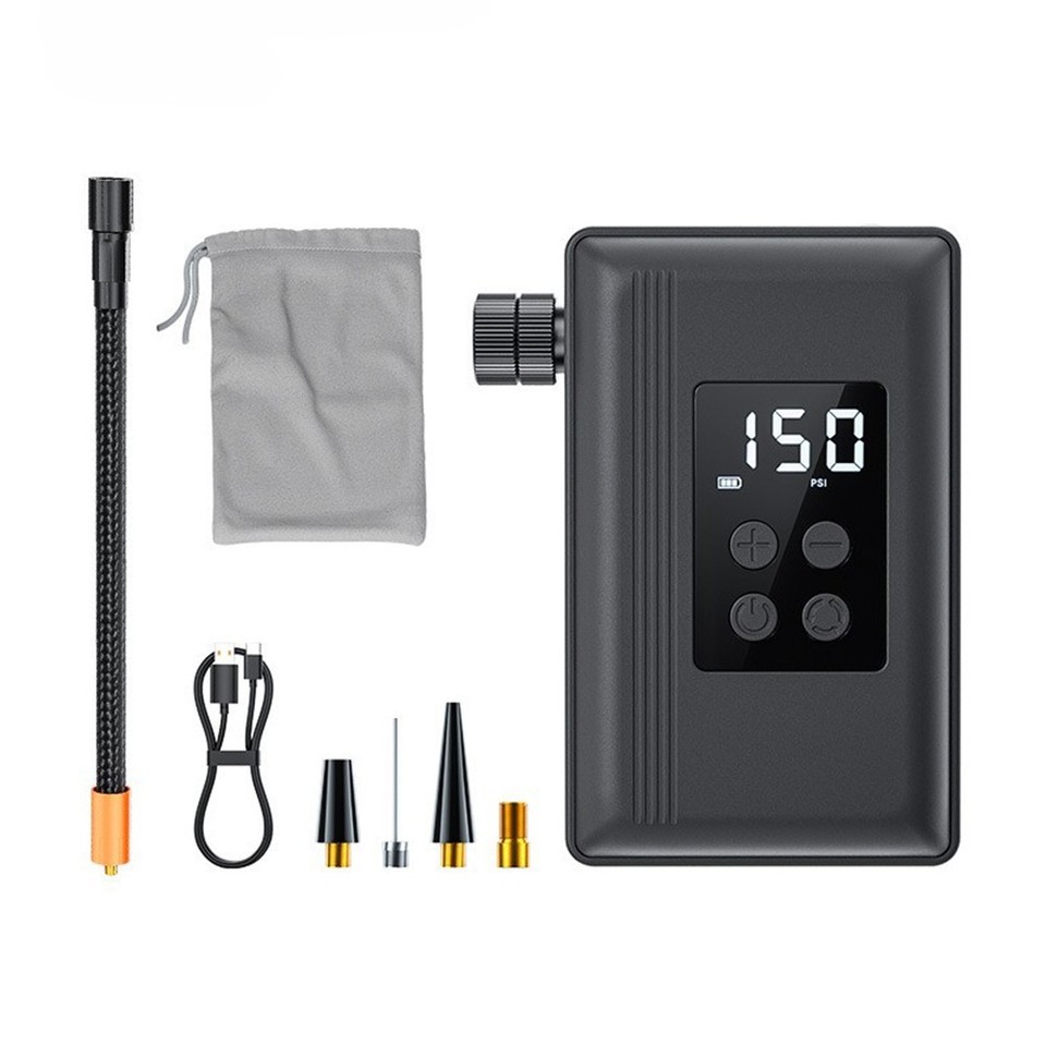 Electric Bike Pump with Digital Display for Accurate Tire Pressure ...