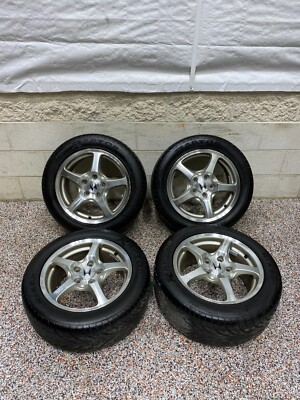 2000 HONDA S2000 AP1 WHEEL RIM SET FRONT REAR WHEELS (4) COMPLETE WITH ...
