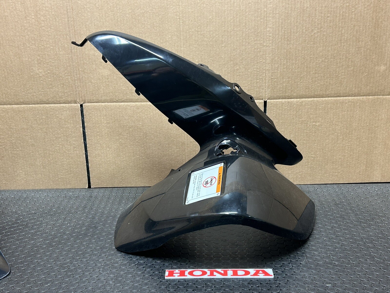 05-08 HONDA TRX400X OEM FRONT FENDER RIGHT PLASTIC BLACK 400EX 🔥FAST ...