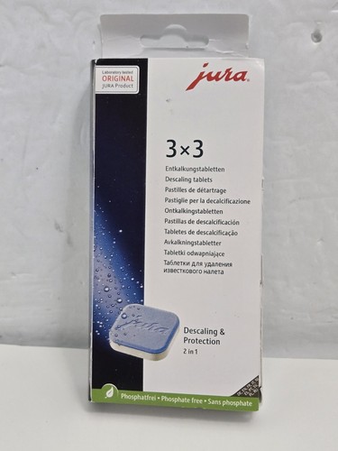 Jura Decalcifying Descaling Tablets 3x3 9 pc Expresso Coffee Machine ...
