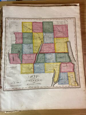 Pre-1900 - Map Of The Counties