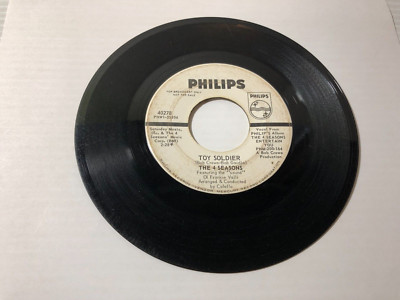 The 4 Seasons 45 RPM Vinyl TOY SOLDIER Philips Records 40278 PROMO | eBay