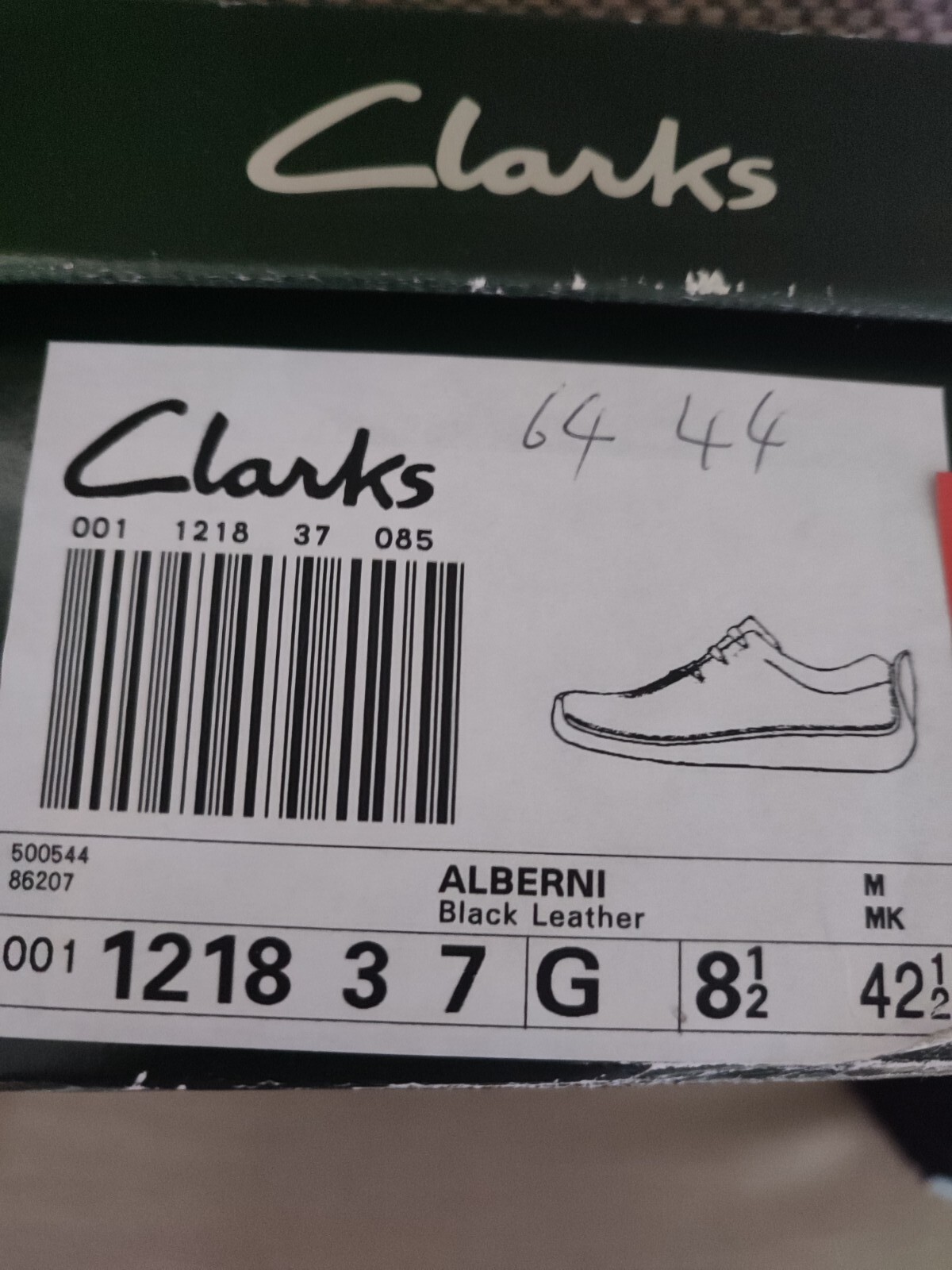 New Clarks Shoes Alberni Wallabees Black Real Leather Hand Lasted Rare ...