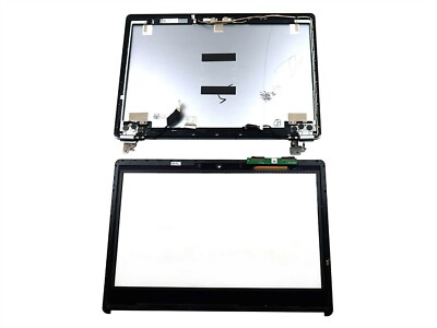 DELL INSPIRON 14 7437 LAPTOP LCD SCREEN BACK COVER W/ FRONT BEZEL ...