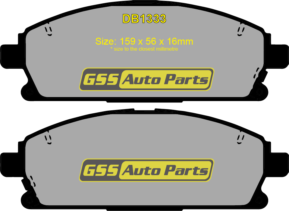 DBA Front Xtreme Performance Brake Pads DB1333XP DB1333 fits Pathfinder R50, X- | eBay