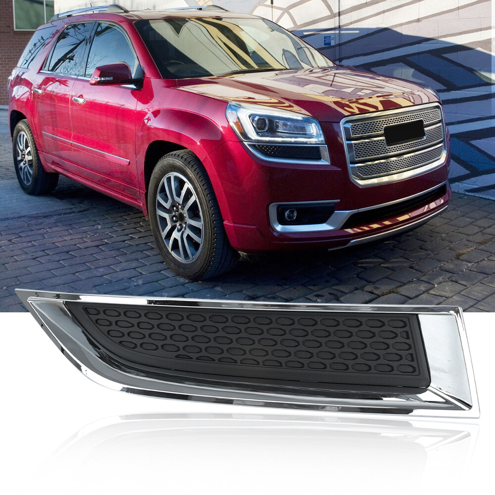 New Right Side Upper Bumper Cover Grille Trim For 2013-2016 GMC Acadia ...