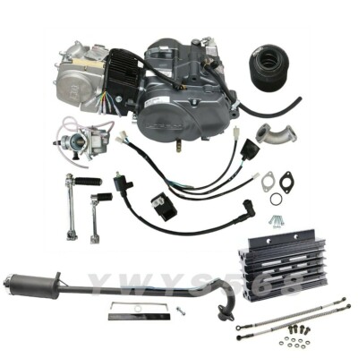 Lifan 140cc Manual Engine Motor N1234 Exhaust Oil Cooler for CRF50 ...