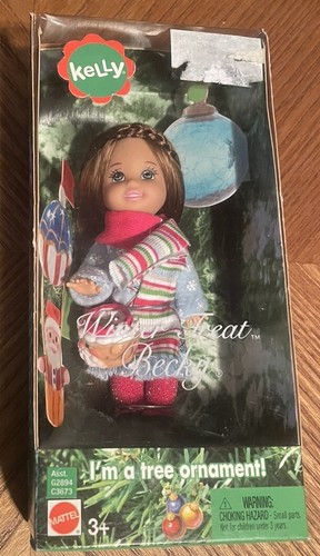 Winter Treat Becky, Barbies Sister Kelly’s Friend 2004 New In Box ...