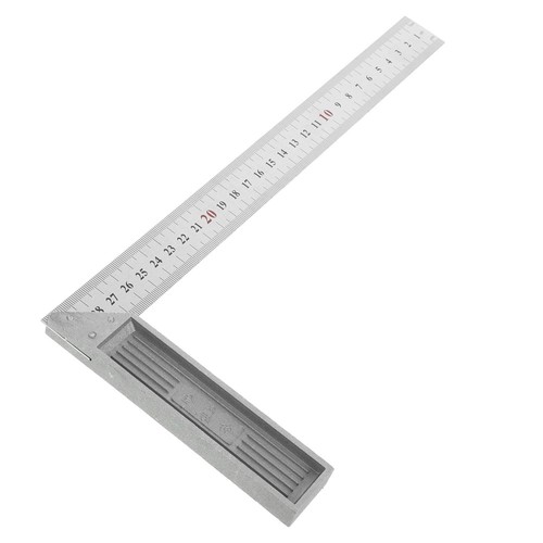 Metal Measuring Tool Steel Ruler Right-angled Woodworking Engineer | eBay